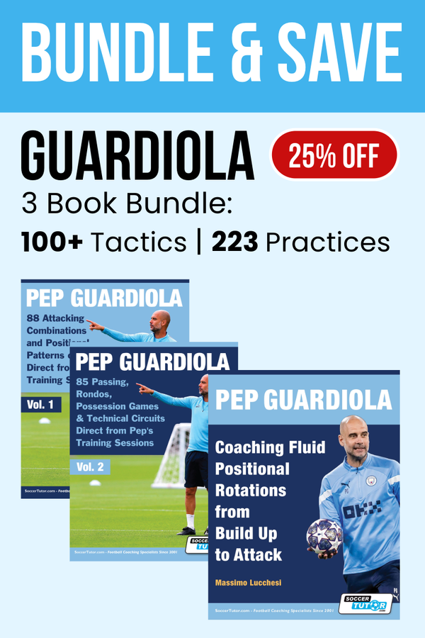 Pep Guardiola 3 Book Bundle - SAVE 25% – SoccerTutor.com