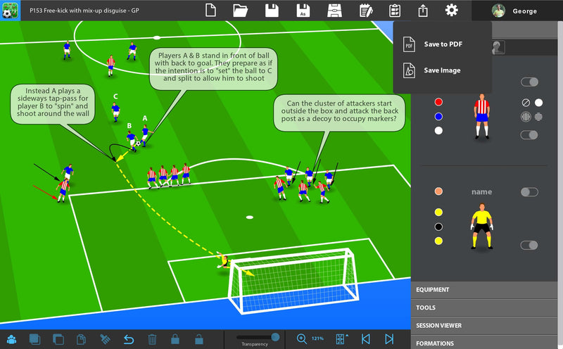 Tactics Manager Soccer Coaching Software - Create your own Practcies ...